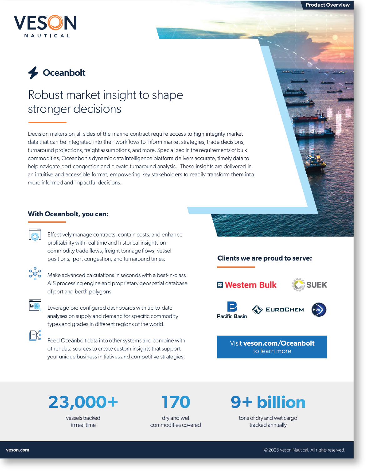 Oceanbolt Product Overview - Veson Nautical
