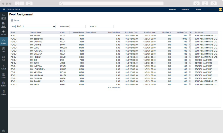Commercial Maritime Vessel Pool Management | Veson Nautical